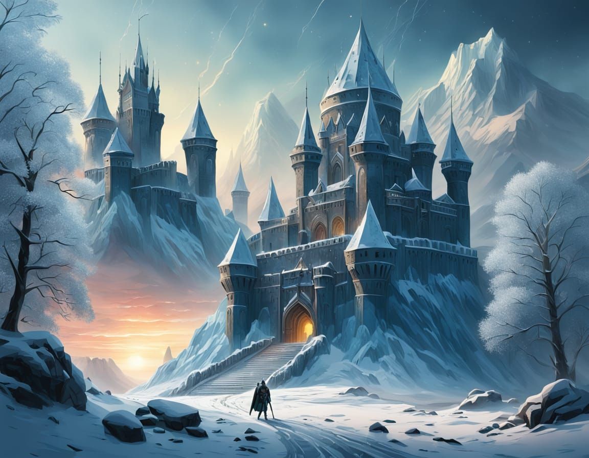 A bizarre winter kingdom - Winter Knights Defend Castle in ...
