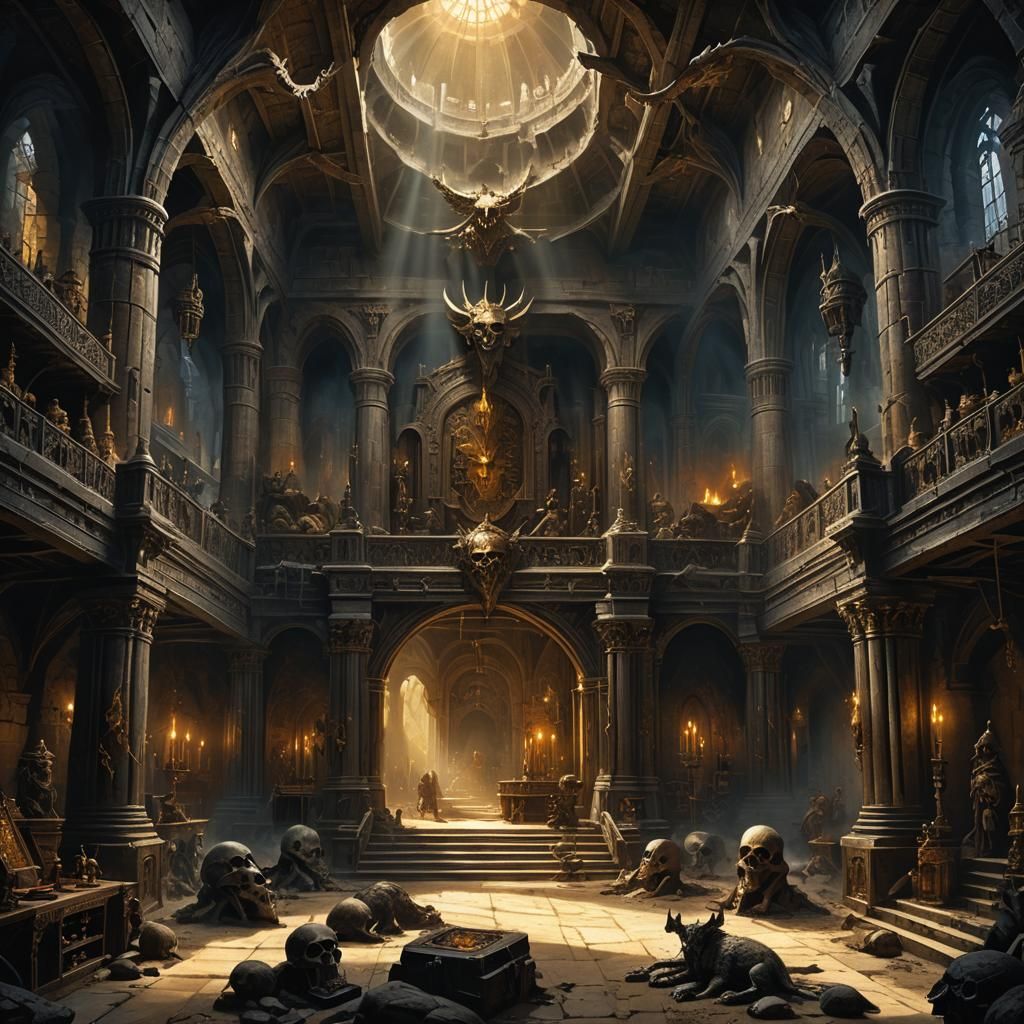 Medieval Lair - AI Generated Artwork - NightCafe Creator