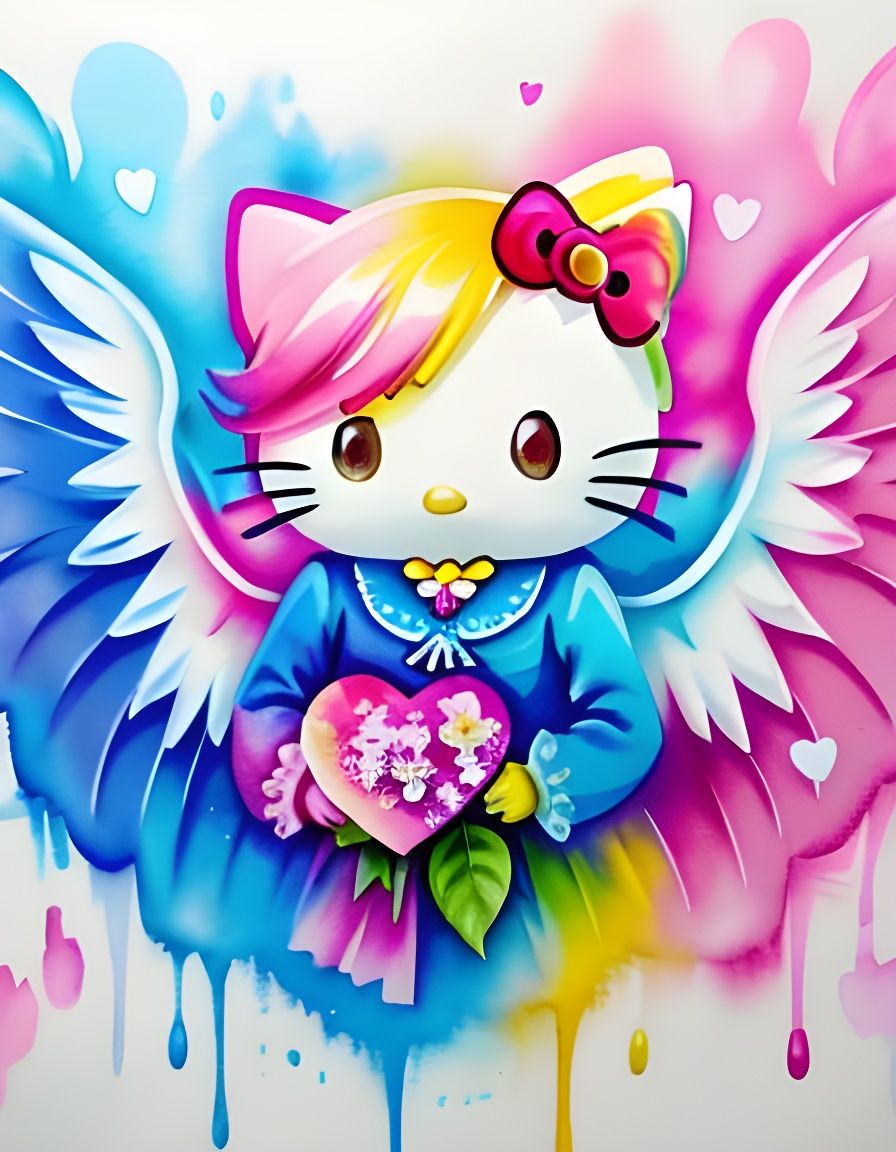 Hello Kitty - AI Generated Artwork - NightCafe Creator