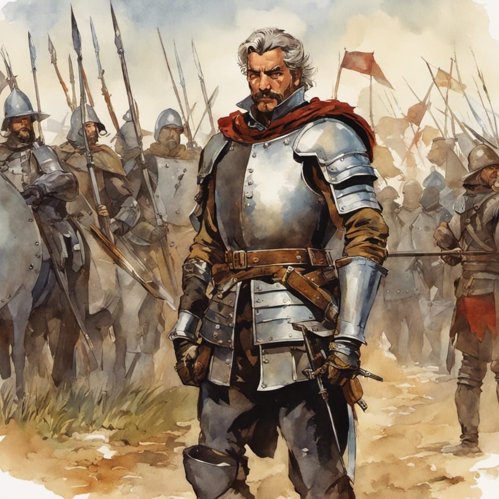 renaissance army captain - AI Generated Artwork - NightCafe Creator
