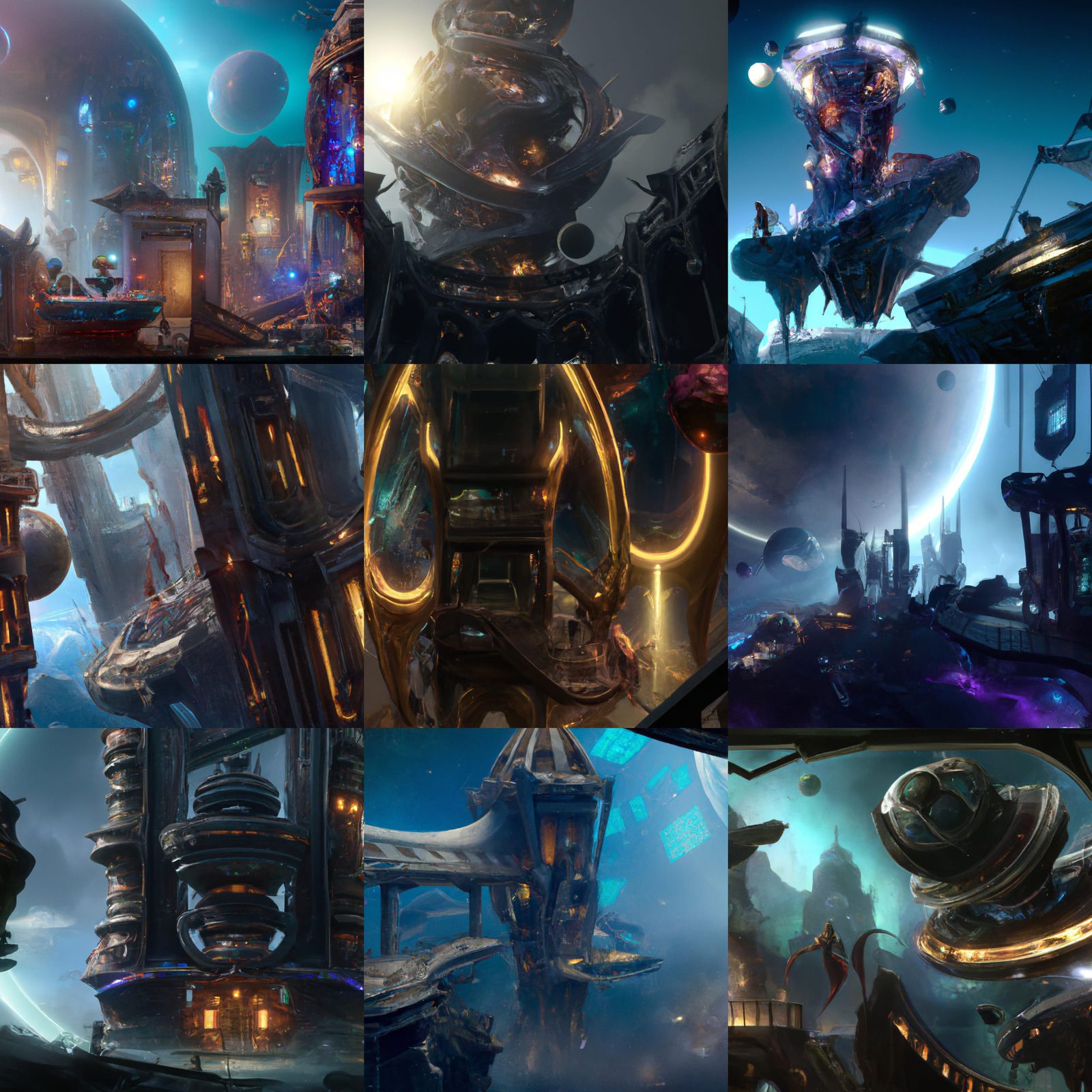 A homes in space. - AI Generated Artwork - NightCafe Creator