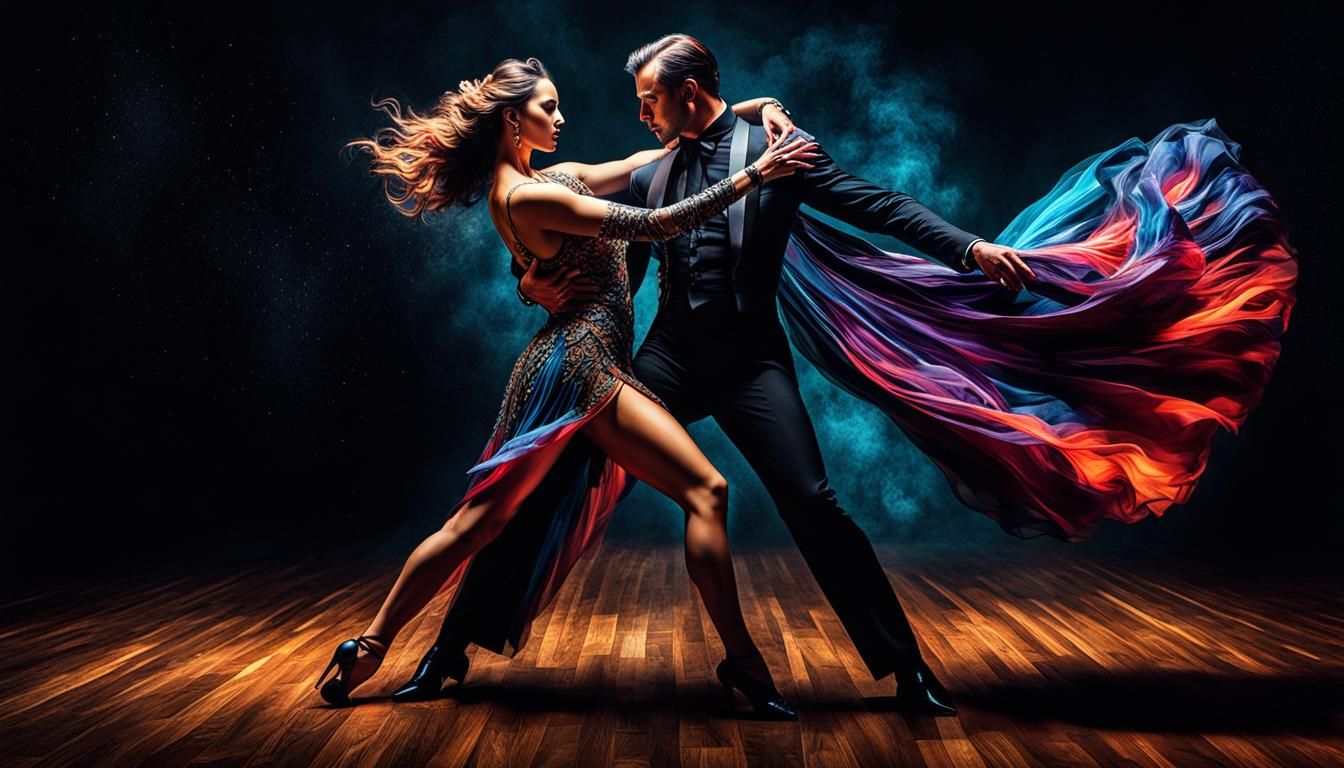 Tango Dancers 1.2 - AI Generated Artwork - NightCafe Creator