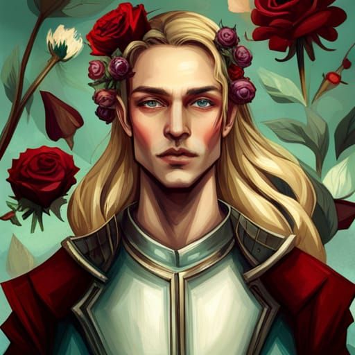 Knight of The Roses - AI Generated Artwork - NightCafe Creator