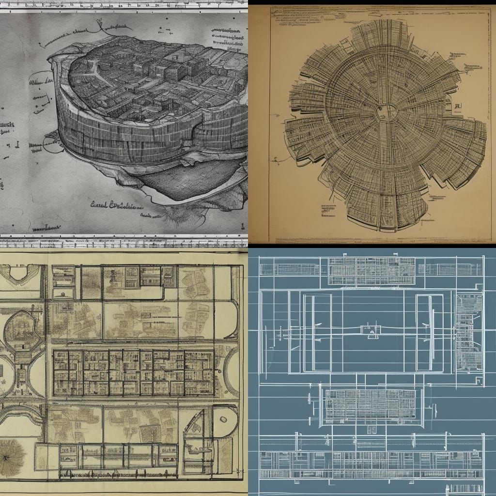 first-person-view-cartographic-depiction-of-blueprint-diagram-of-City ...