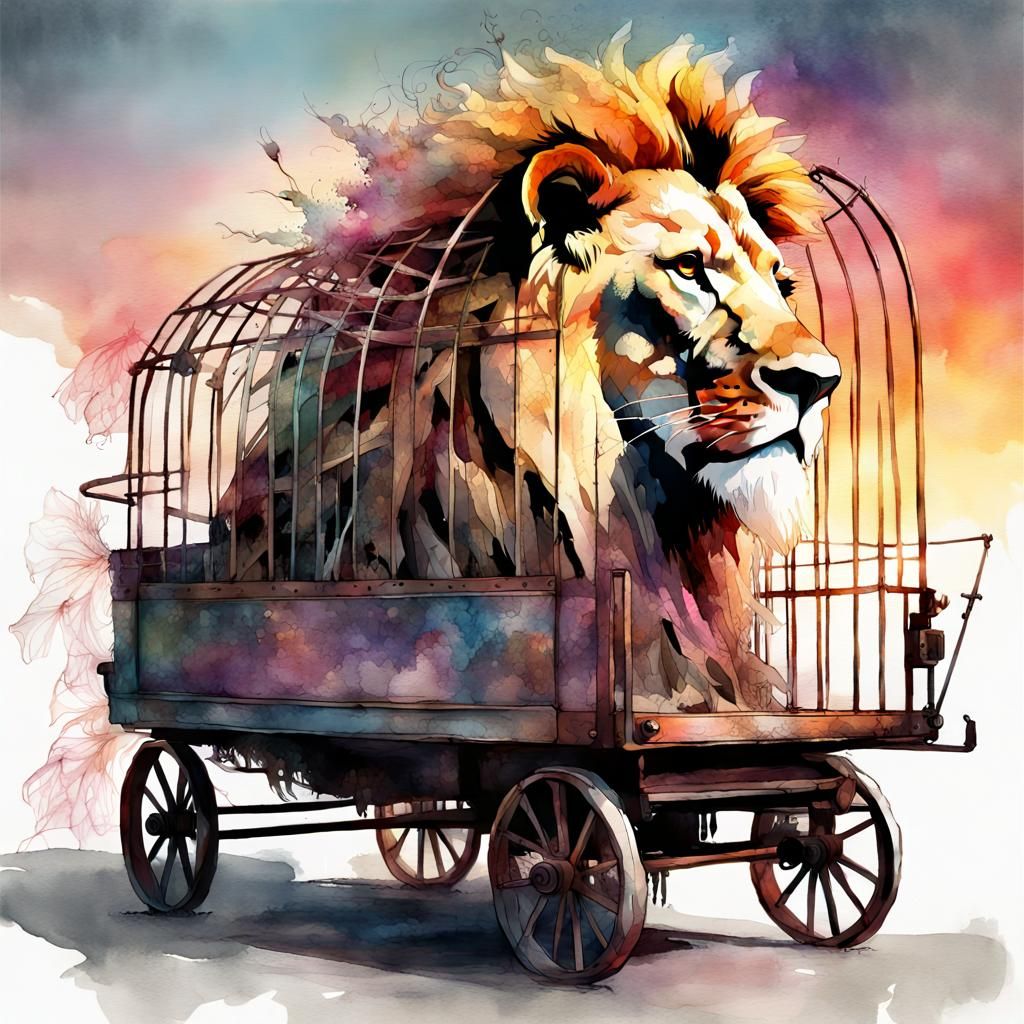 Stop circus suffering - AI Generated Artwork - NightCafe Creator