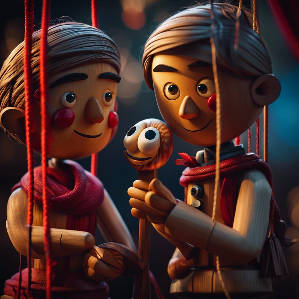 Puppets - AI Generated Artwork - NightCafe Creator
