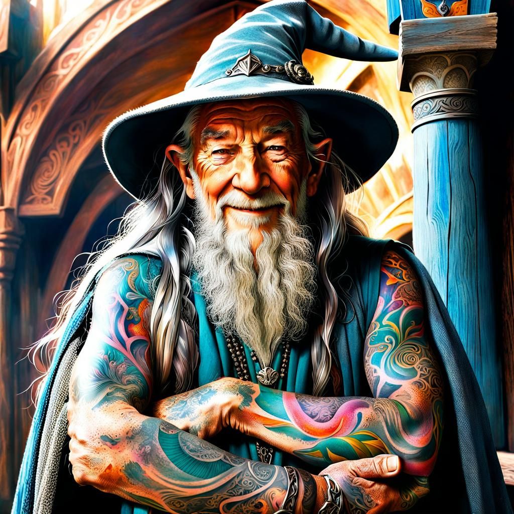 Wizards ink - AI Generated Artwork - NightCafe Creator