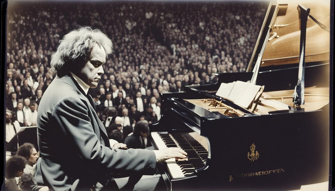 Beethoven At Wembley - AI Generated Artwork - NightCafe Creator