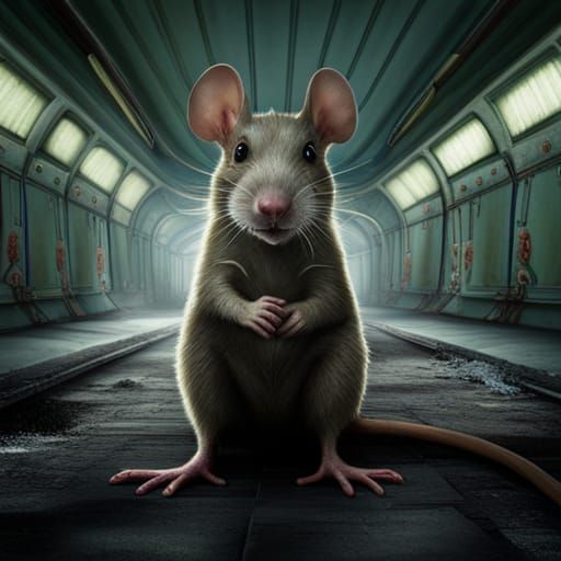 The metro rat - AI Generated Artwork - NightCafe Creator