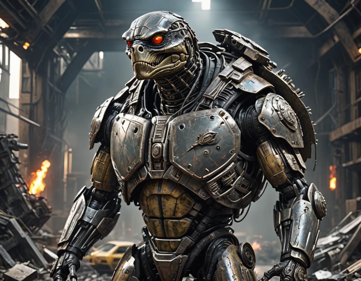 The Turtlenator - AI Generated Artwork - NightCafe Creator