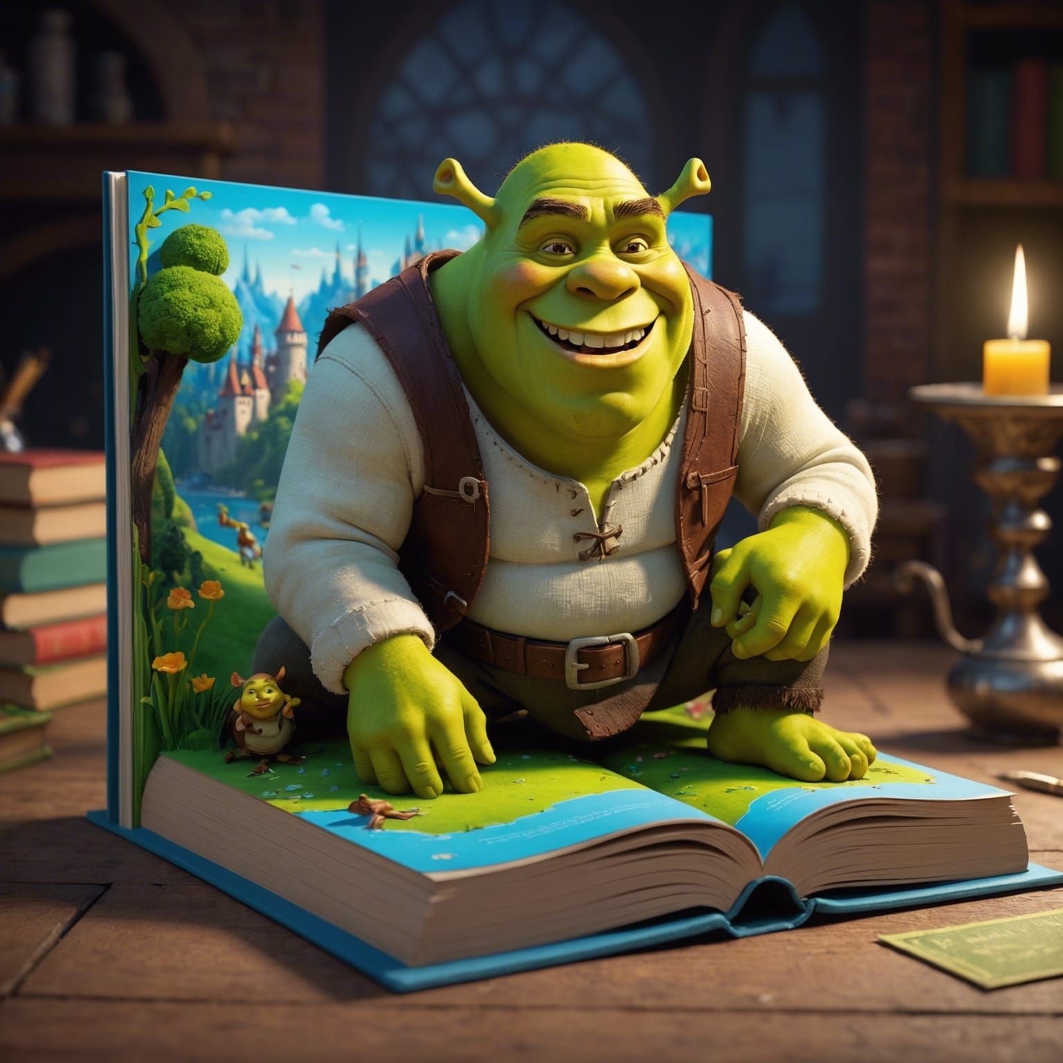 Shrek - AI Generated Artwork - NightCafe Creator