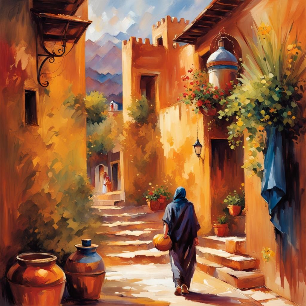 "The Magic of Morocco - AI Generated Artwork - NightCafe Creator