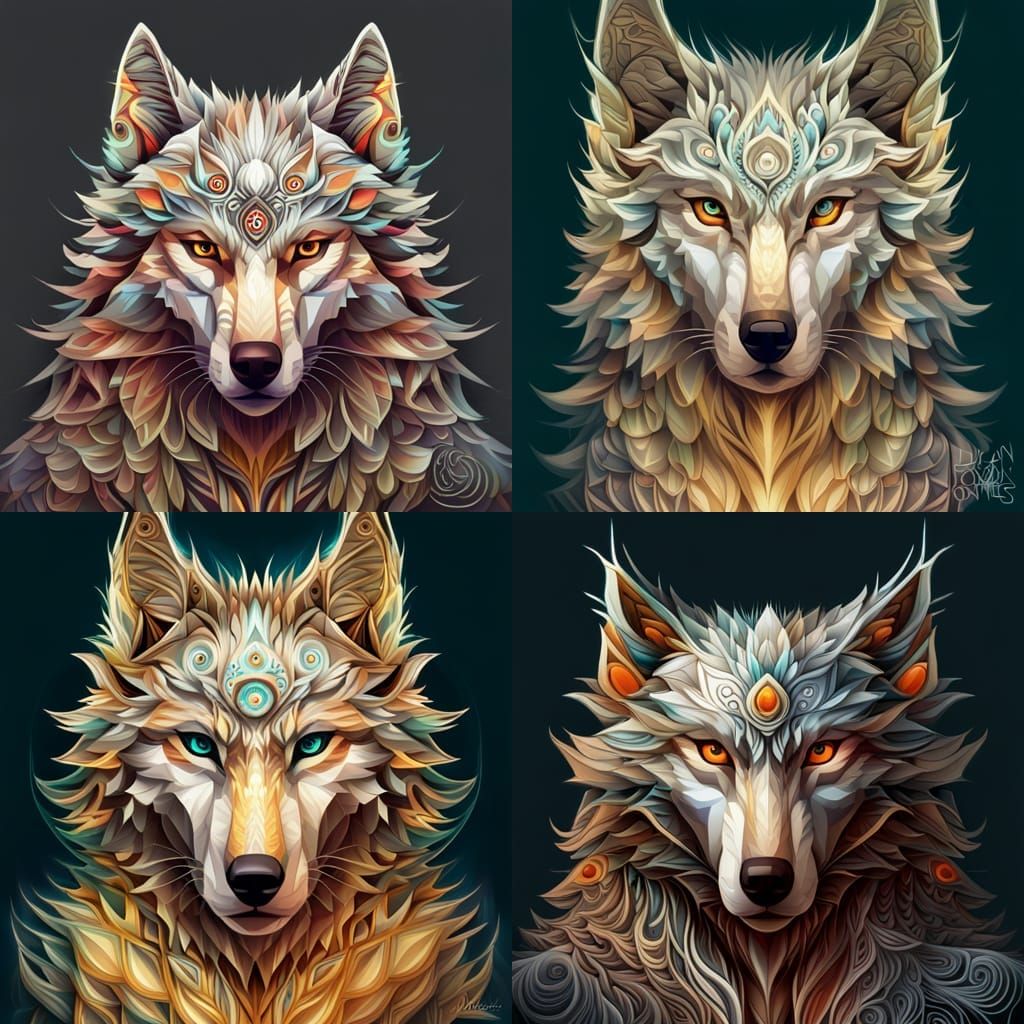 The Wolves - AI Generated Artwork - NightCafe Creator