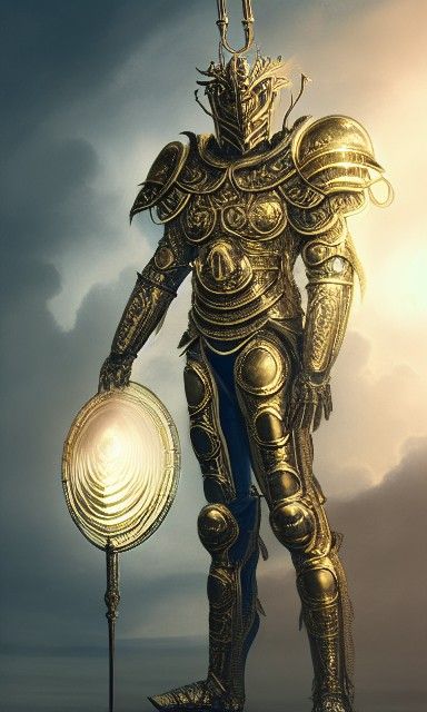 Sol invictus God wearing his armor - AI Generated Artwork - NightCafe ...