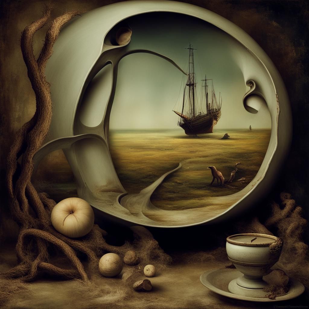 Surreal still life - AI Generated Artwork - NightCafe Creator