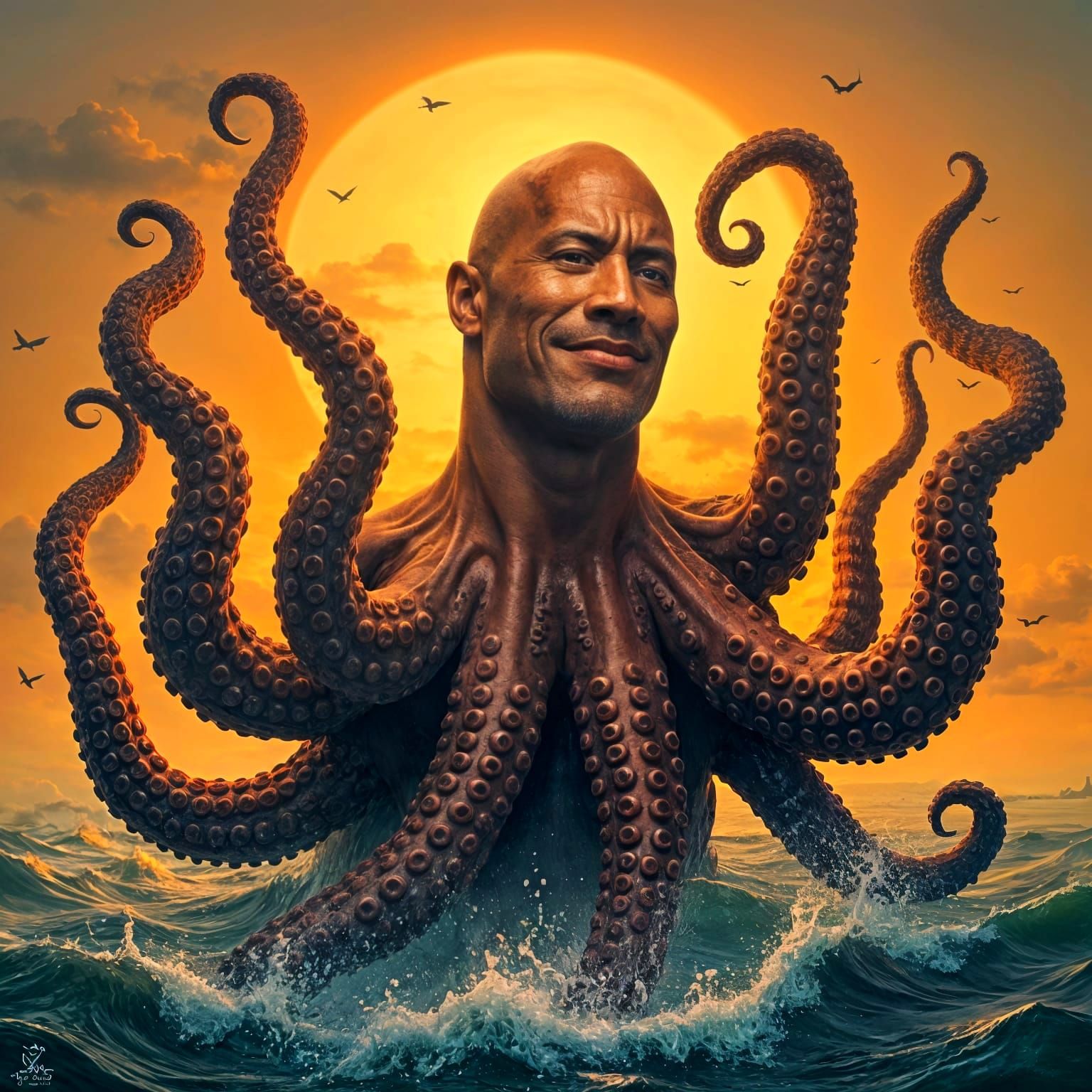 The Rocktopus - Rocktopus in Iconic Actor Portraiture
