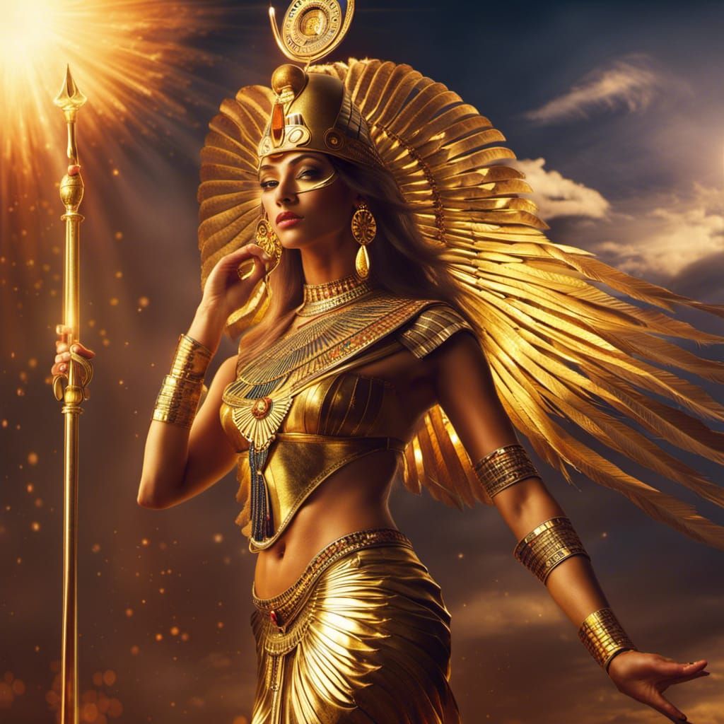 Ancient goddess - AI Generated Artwork - NightCafe Creator