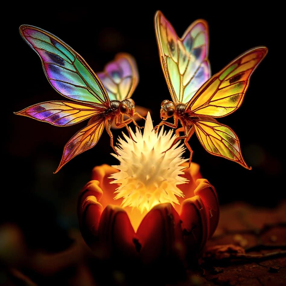 Prickle Bush Sprout - Enchanted Fairy Goddess Nurtures Radia...