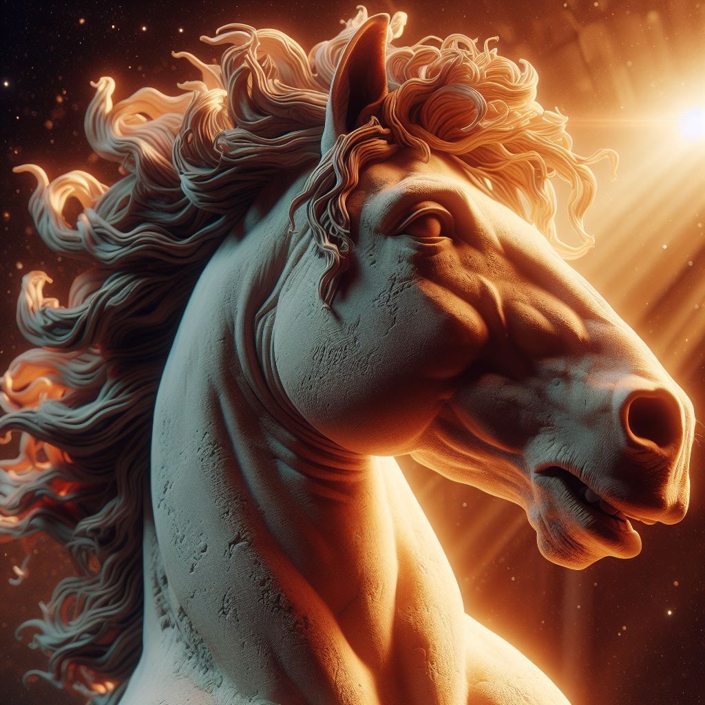 D3 Steed of Sand - AI Generated Artwork - NightCafe Creator