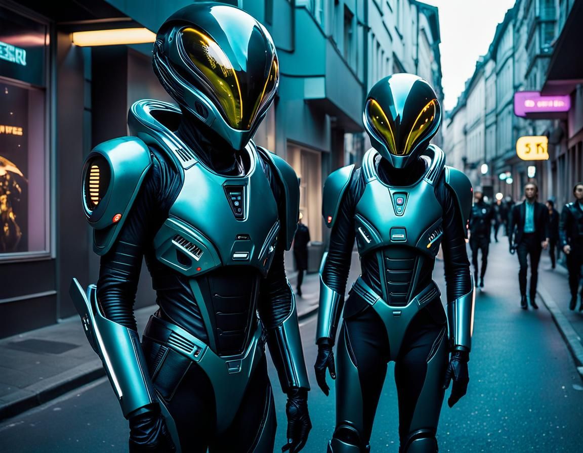 Alien Patrol - AI Generated Artwork - NightCafe Creator