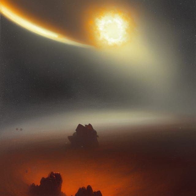 An artificial sun - AI Generated Artwork - NightCafe Creator