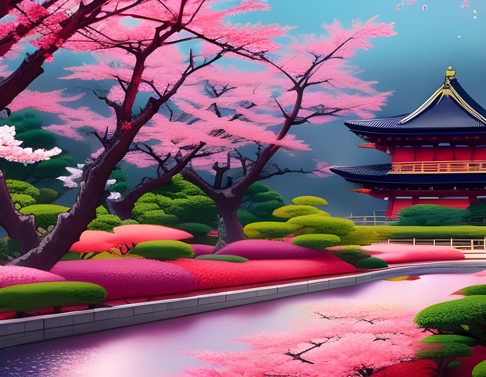 Japanese Beauty - AI Generated Artwork - NightCafe Creator