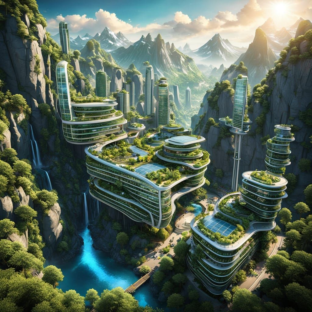 Solarpunk Settlement - Solarpunk Settlement