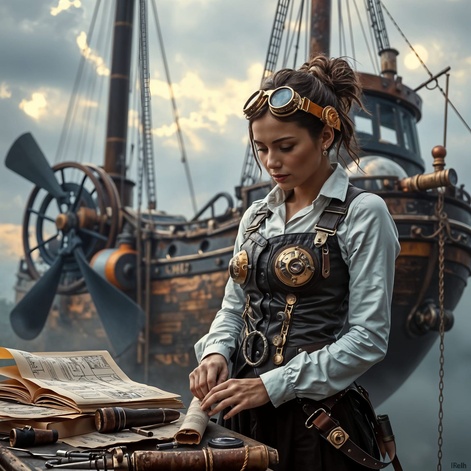 The Blueprints. - Inventors at Work!