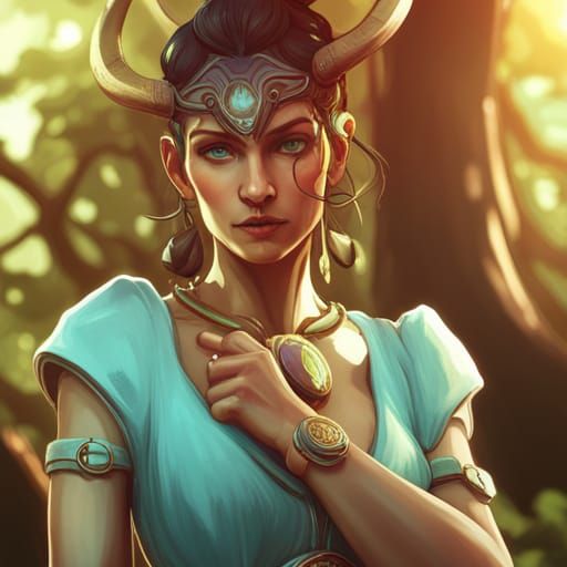 Female faun - AI Generated Artwork - NightCafe Creator