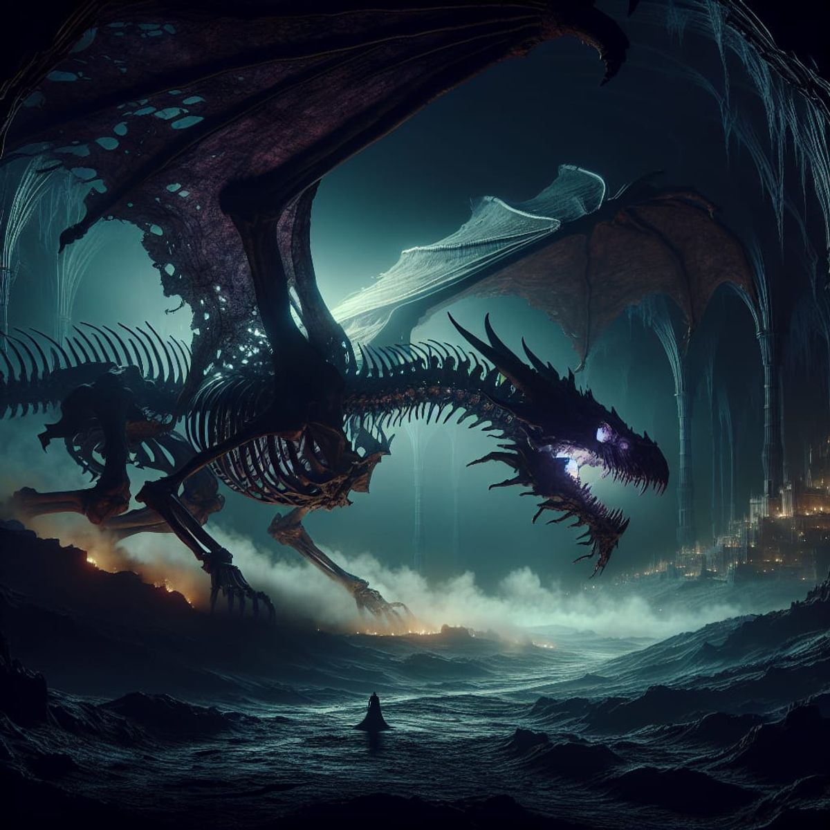 Underworld Dragon - AI Generated Artwork - NightCafe Creator