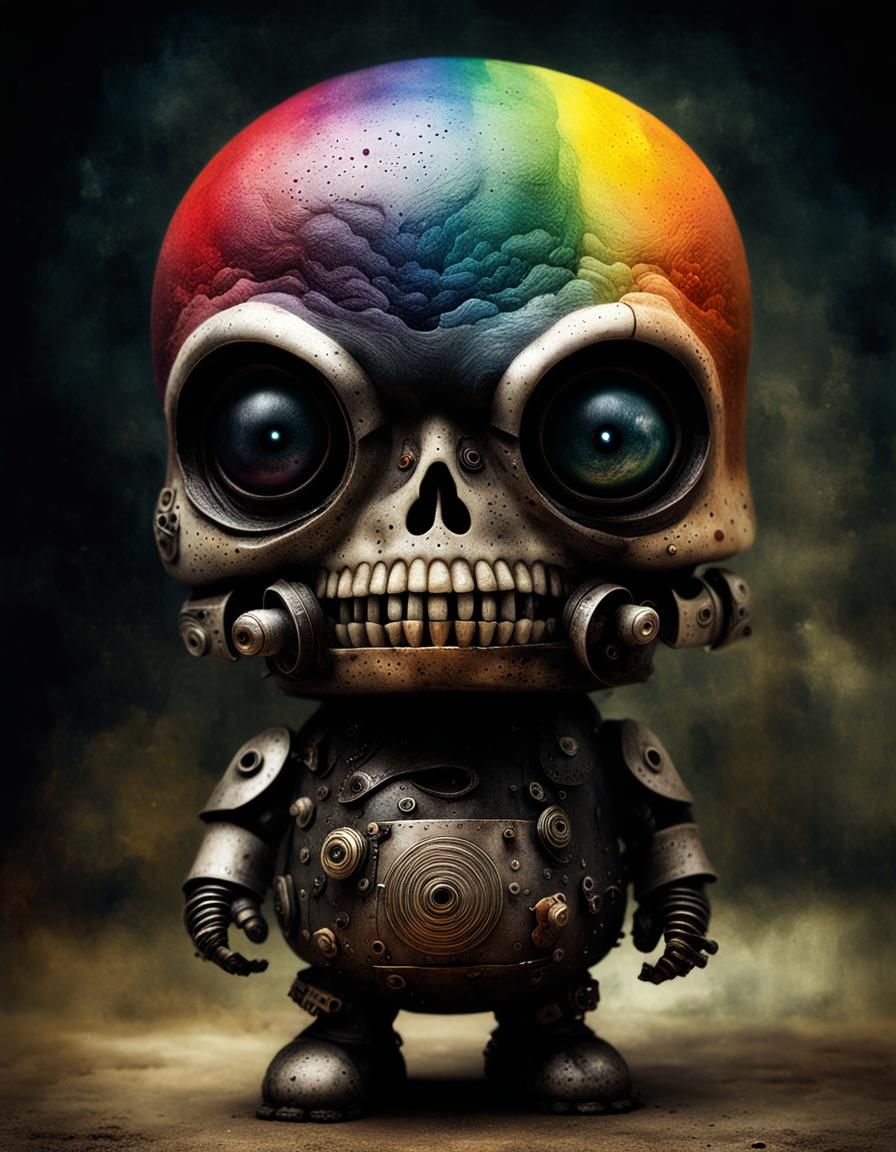 "Scary Horrific Rainbow Darkness": photograph by Stephen Gammell ...