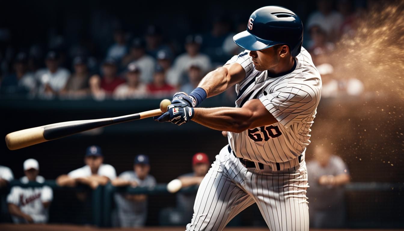 Professional photograph of a baseball batter - AI Generated Artwork ...