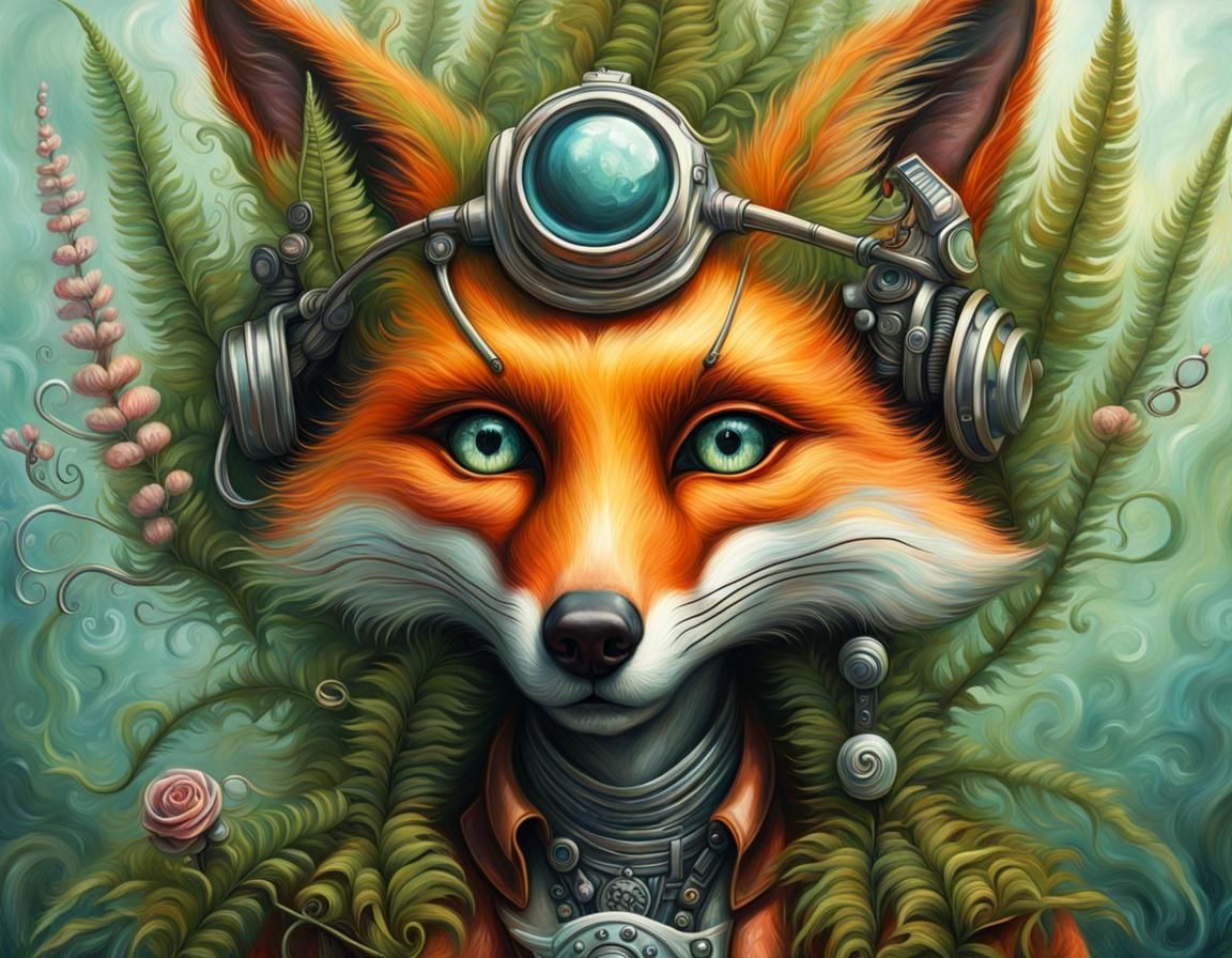 Futuristic Fox - AI Generated Artwork - NightCafe Creator