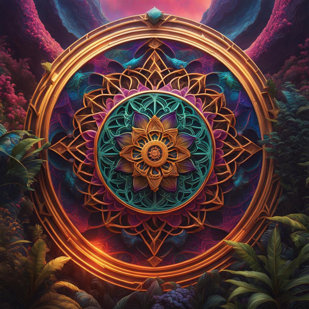 Sacred Geometry - AI Generated Artwork - NightCafe Creator