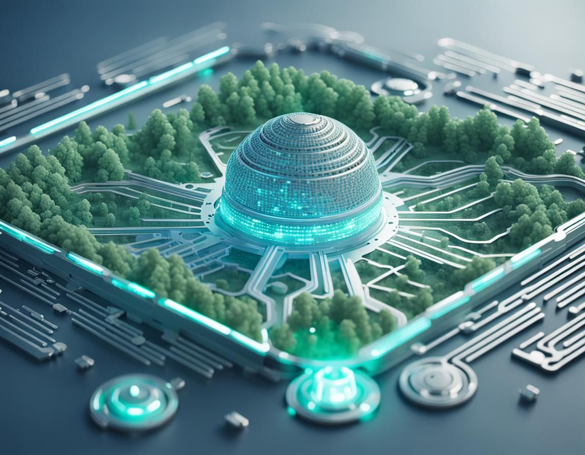 3d model central building - AI Generated Artwork - NightCafe Creator