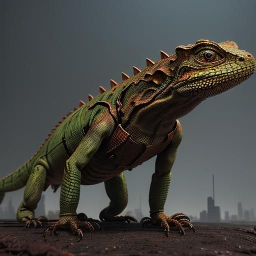 Desert lizard - AI Generated Artwork - NightCafe Creator