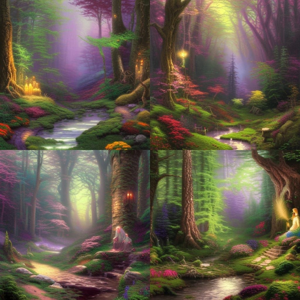 Irish Wizard in the forest. - AI Generated Artwork - NightCafe Creator