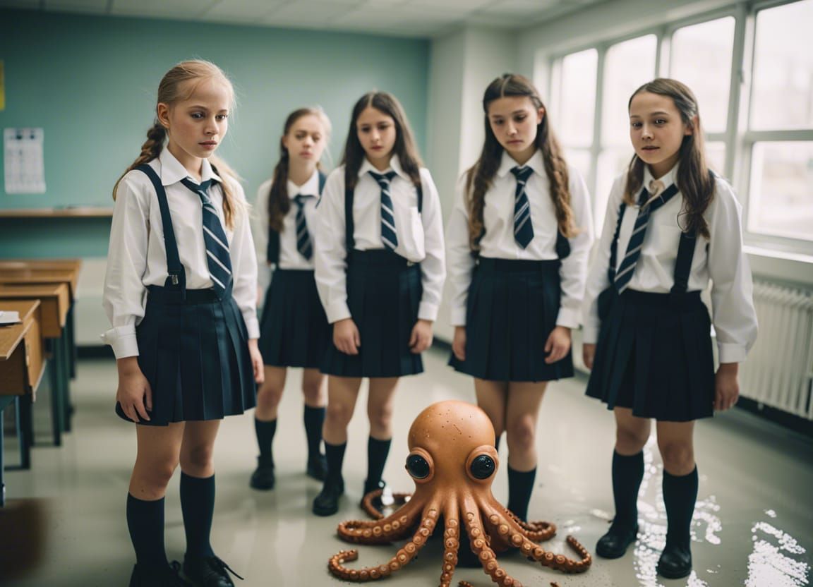 New Girl in Class - AI Generated Artwork - NightCafe Creator