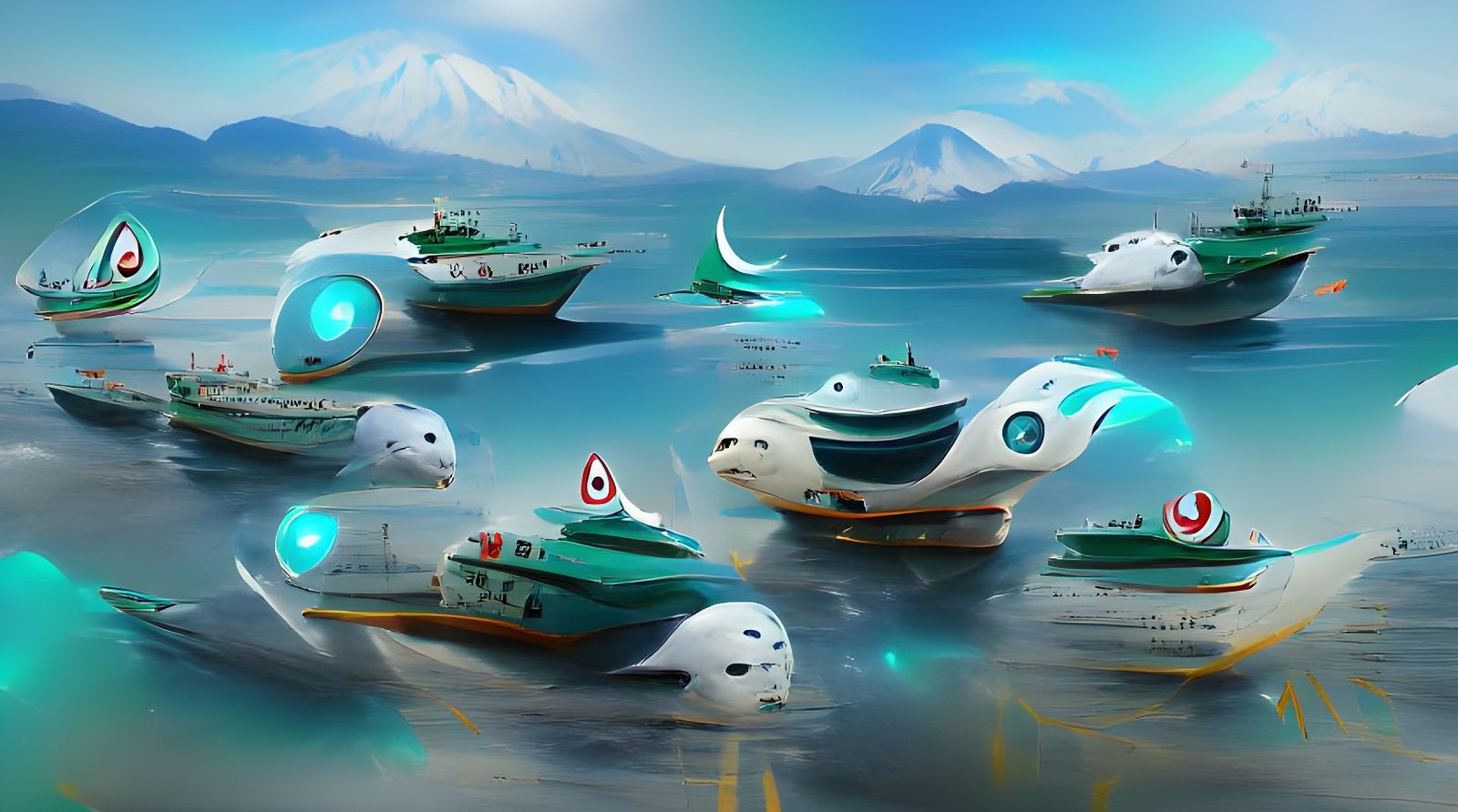 The Star Trek Aquatic #1 - AI Generated Artwork - NightCafe Creator