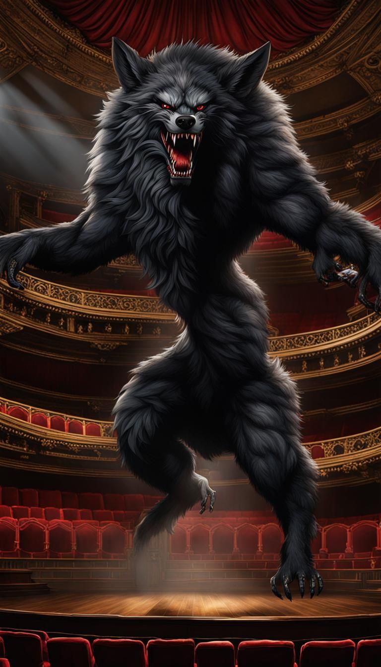 The Opera's Midnight Terror: Werewolf Ascendancy - AI Generated Artwork ...