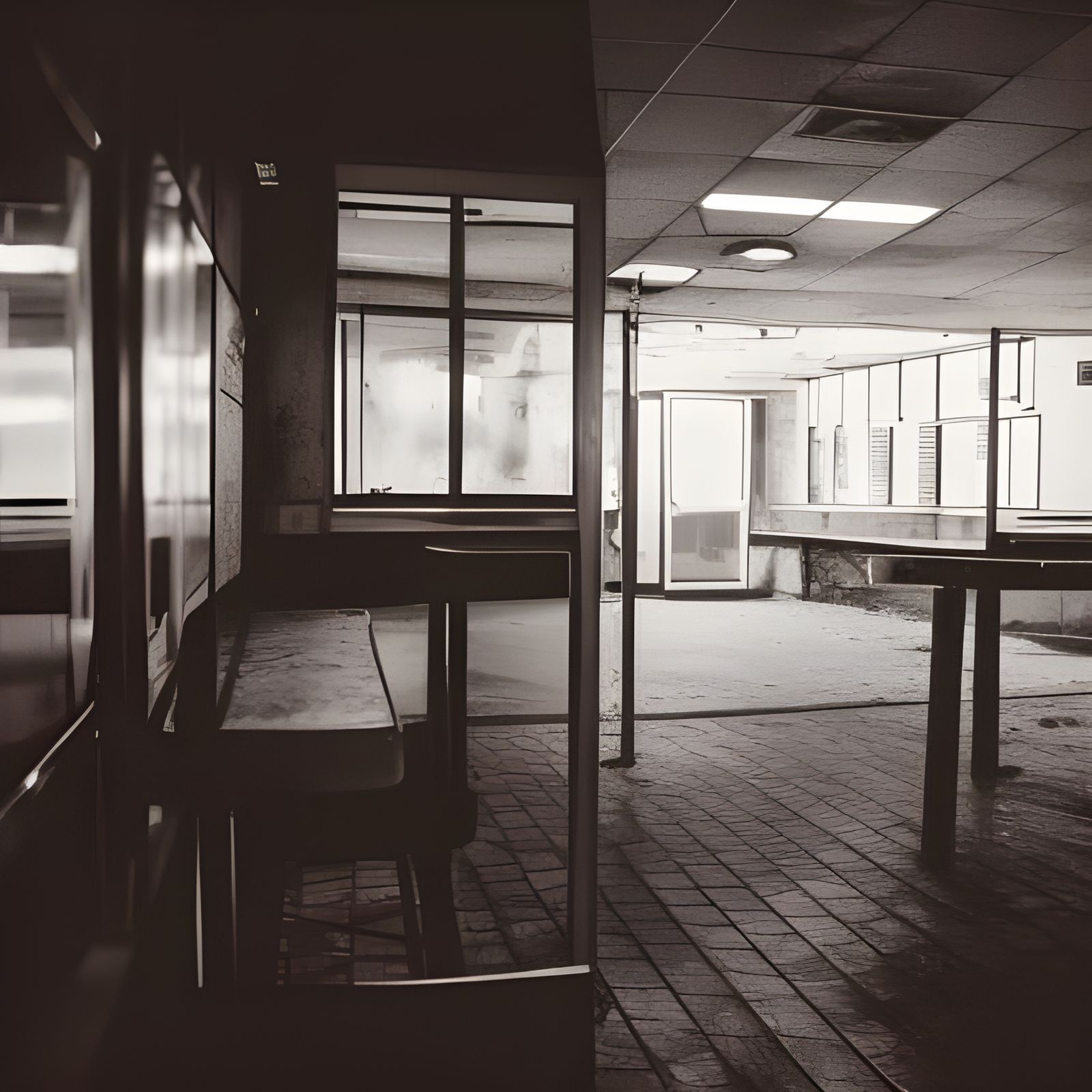 Liminal space at an abandoned diner - AI Generated Artwork - NightCafe ...