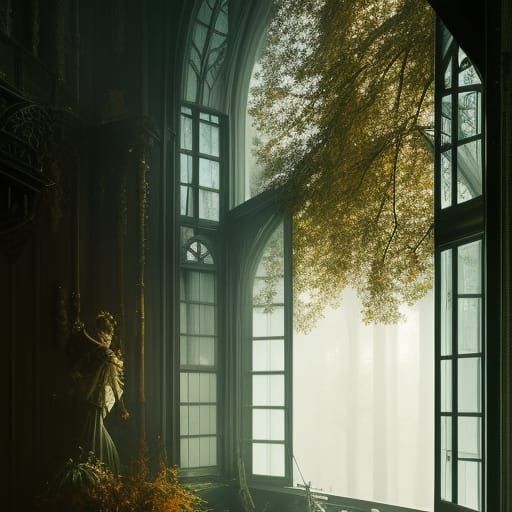 Looking out Windows - AI Generated Artwork - NightCafe Creator