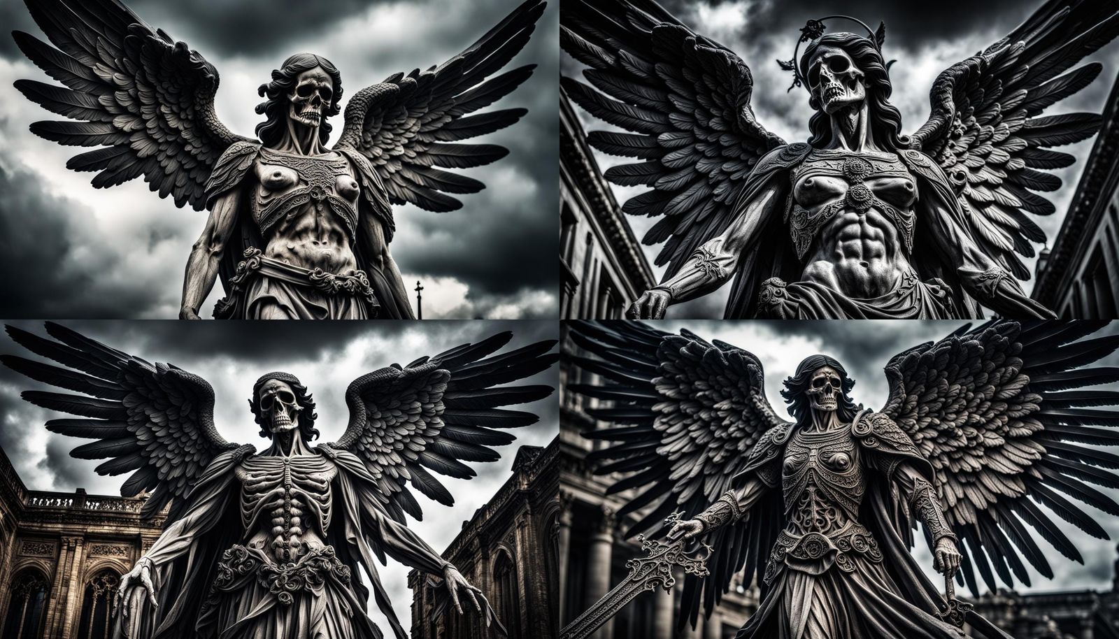 The angel of death intricate details, HDR, beautifully shot ...