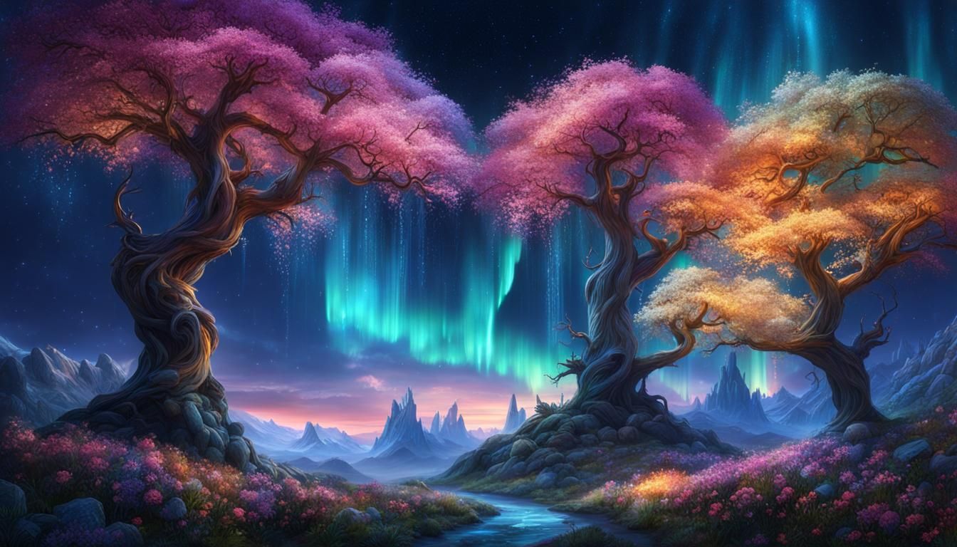 Magical landscape - AI Generated Artwork - NightCafe Creator