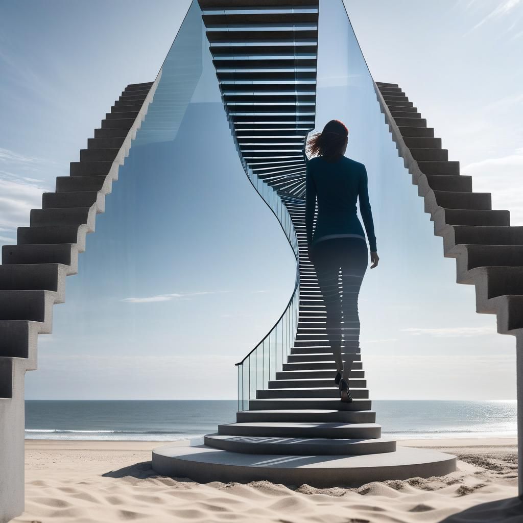 Staircase - AI Generated Artwork - NightCafe Creator