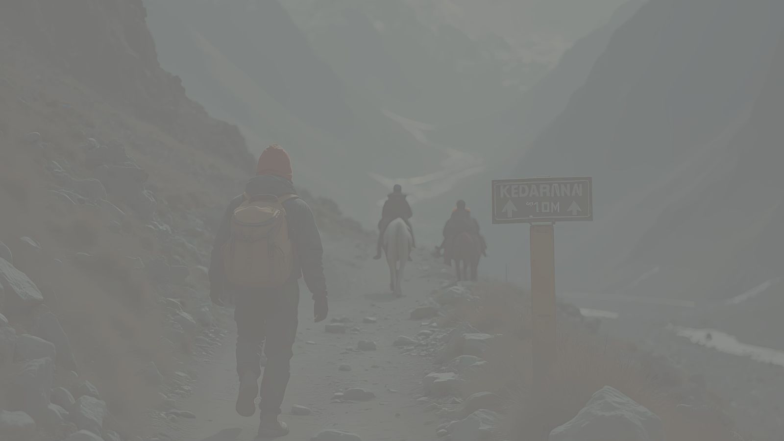 Epic Himalayan Trek to Kedarnath Temple in Cinemat... - AI Art