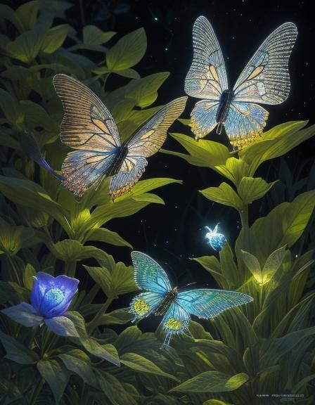 Flutter By - AI Generated Artwork - NightCafe Creator