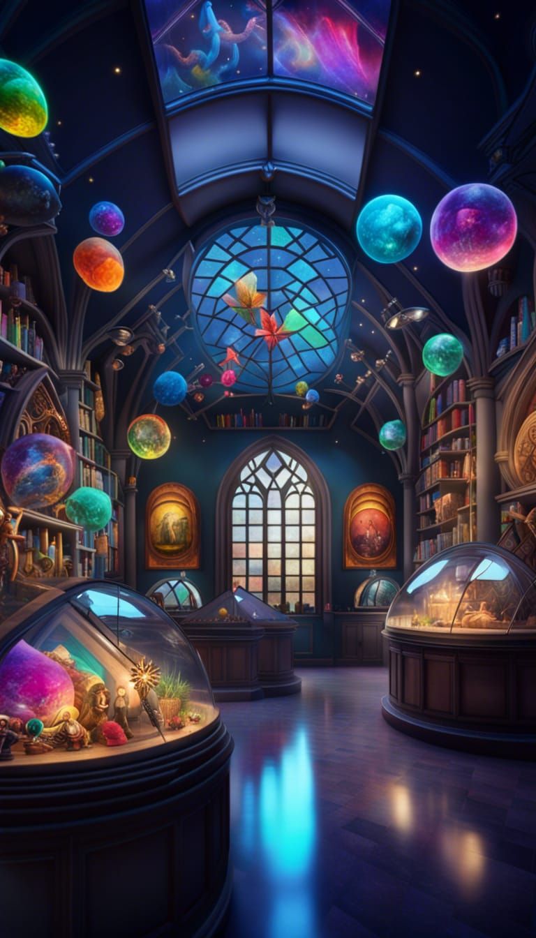 Magical museum - AI Generated Artwork - NightCafe Creator