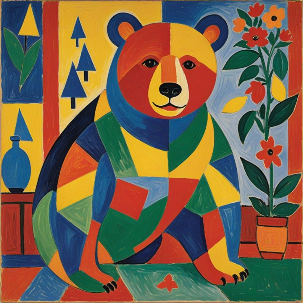 Pablo Picasso bear - Pablo Picasso bear