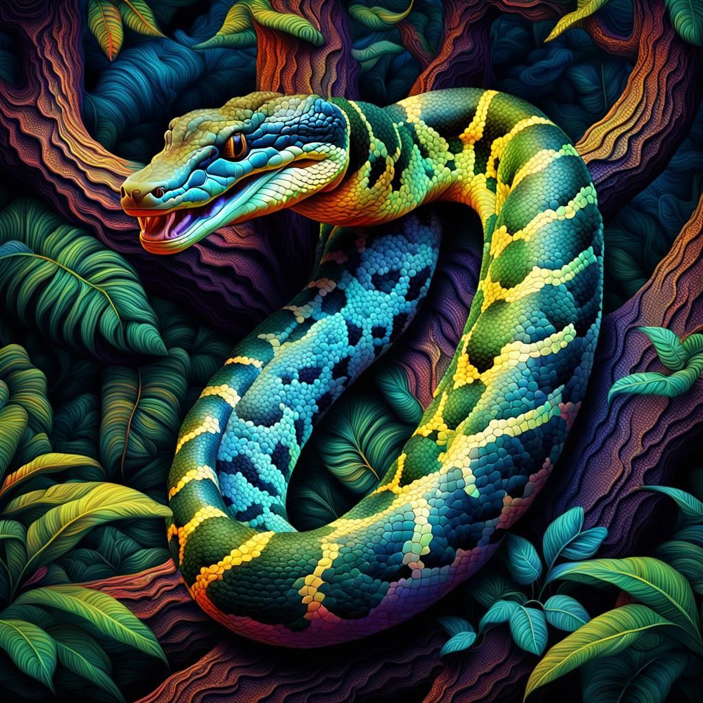 Snakes - AI Generated Artwork - NightCafe Creator